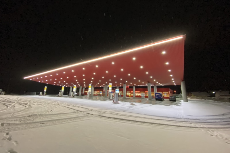 Eni-Tankstelle Ambrì – EOLED.eu